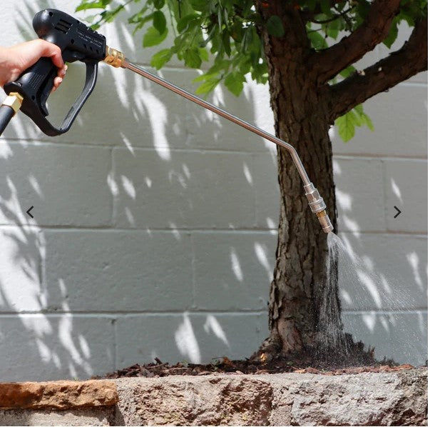 FlowZone 18" Stainless Steel Quick-Connect Dripless Wand w/ 45° Bend ...