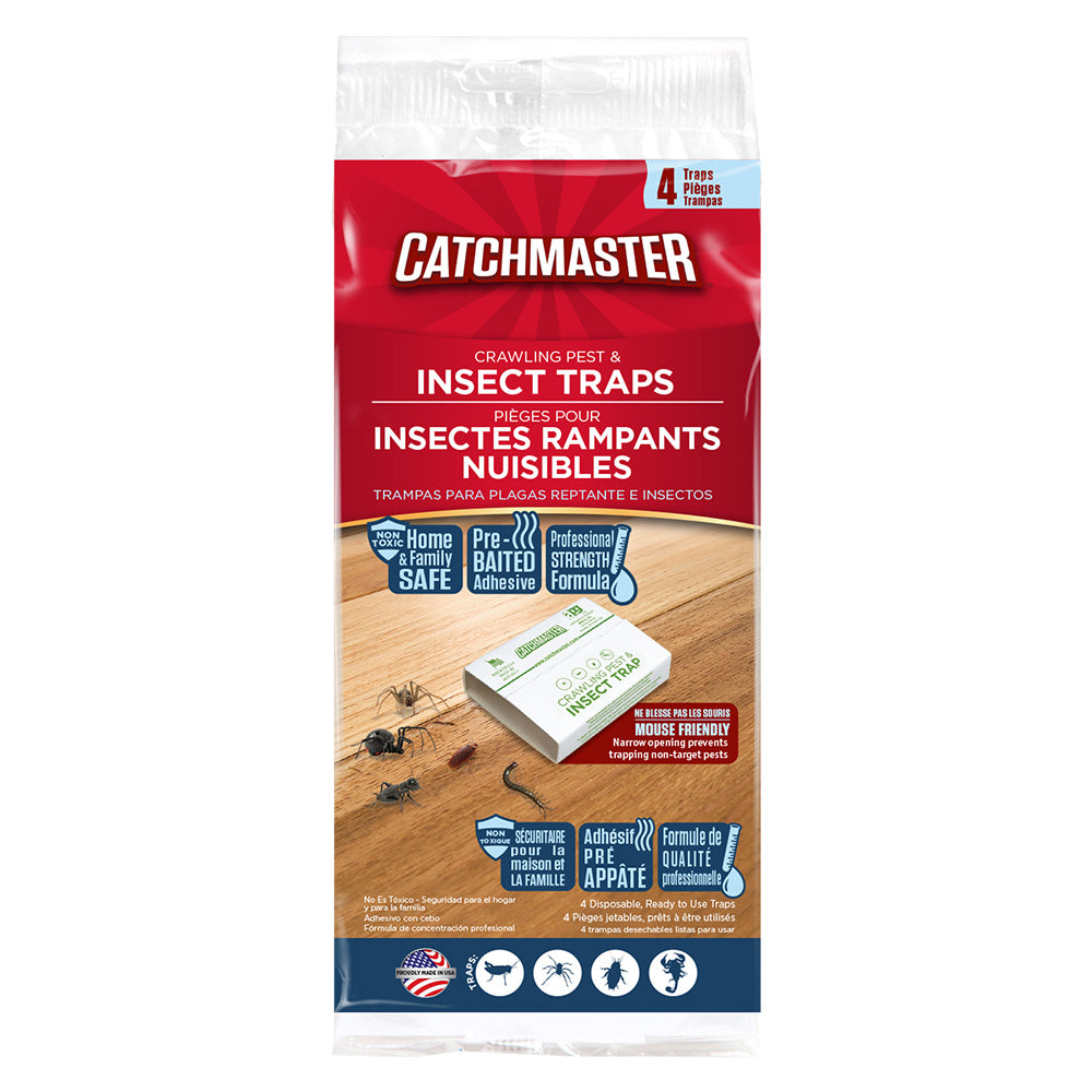 CatchMaster Spider, Roach & Insect Glue Traps 4pk - 724 – Clean Home ...