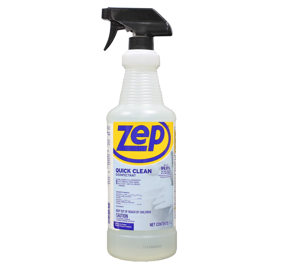 Zep Quick Clean Disinfectant 1L – Clean Home Supplies