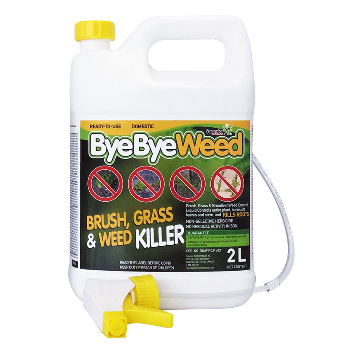 BYE BYE Weed Ready To Use 2LT – Clean Home Supplies